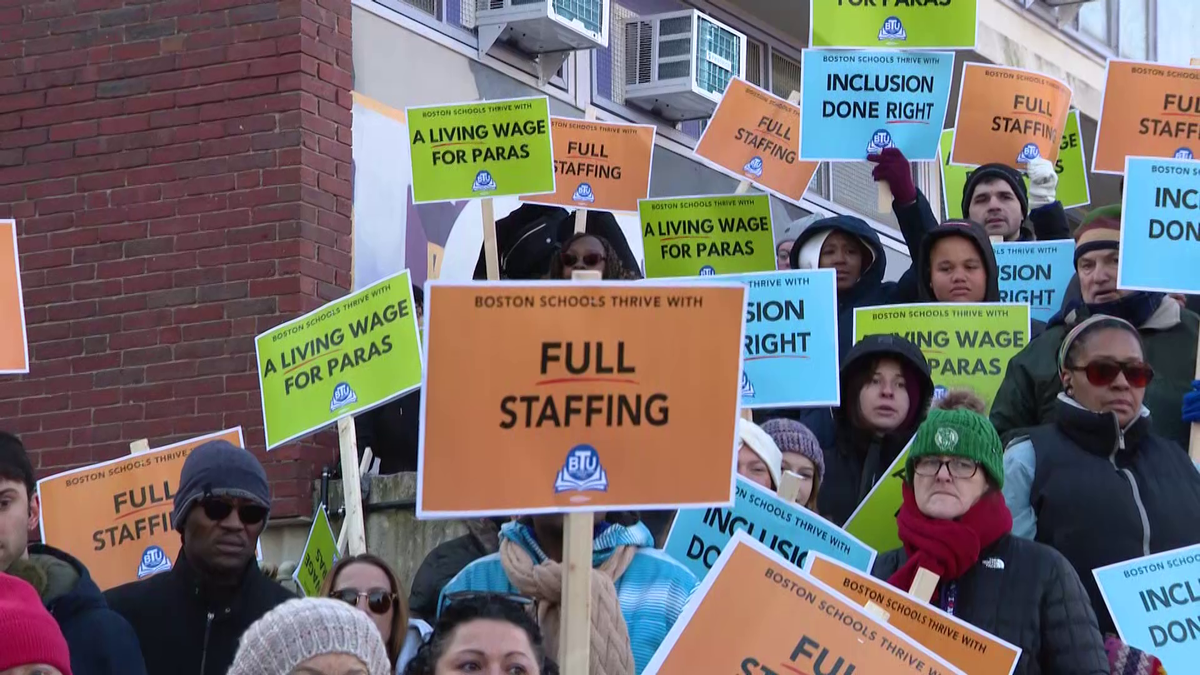 Boston teachers rally for better pay, student support