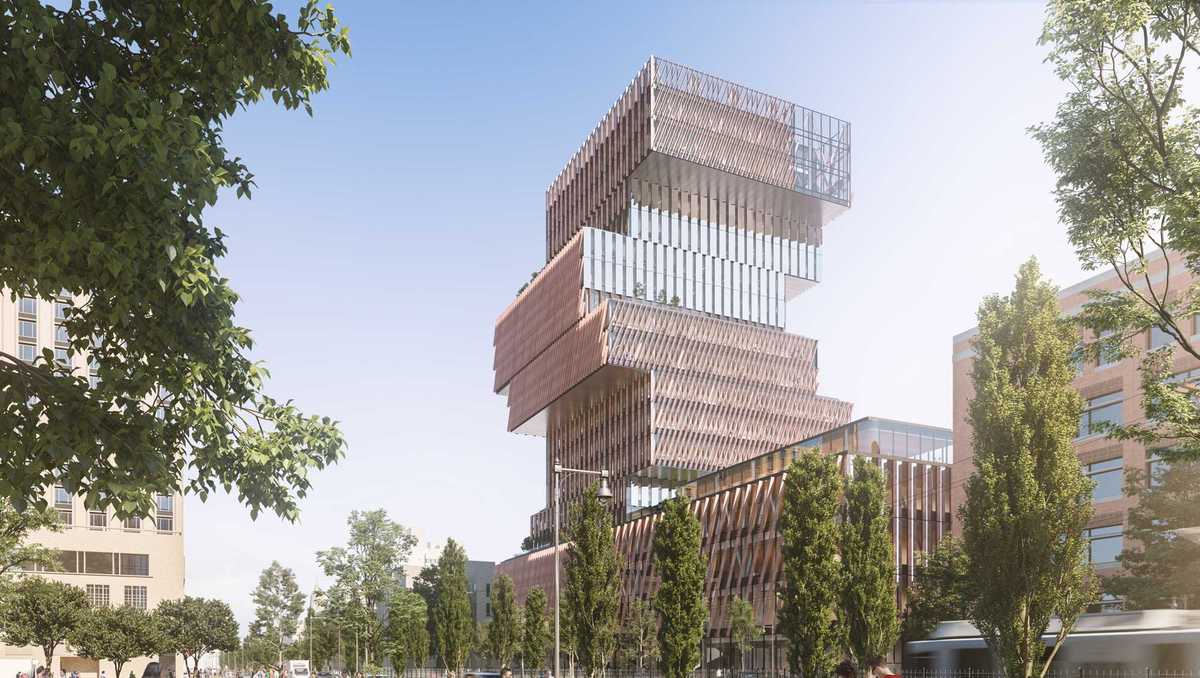 Boston University 'stack of books' building gets city approval