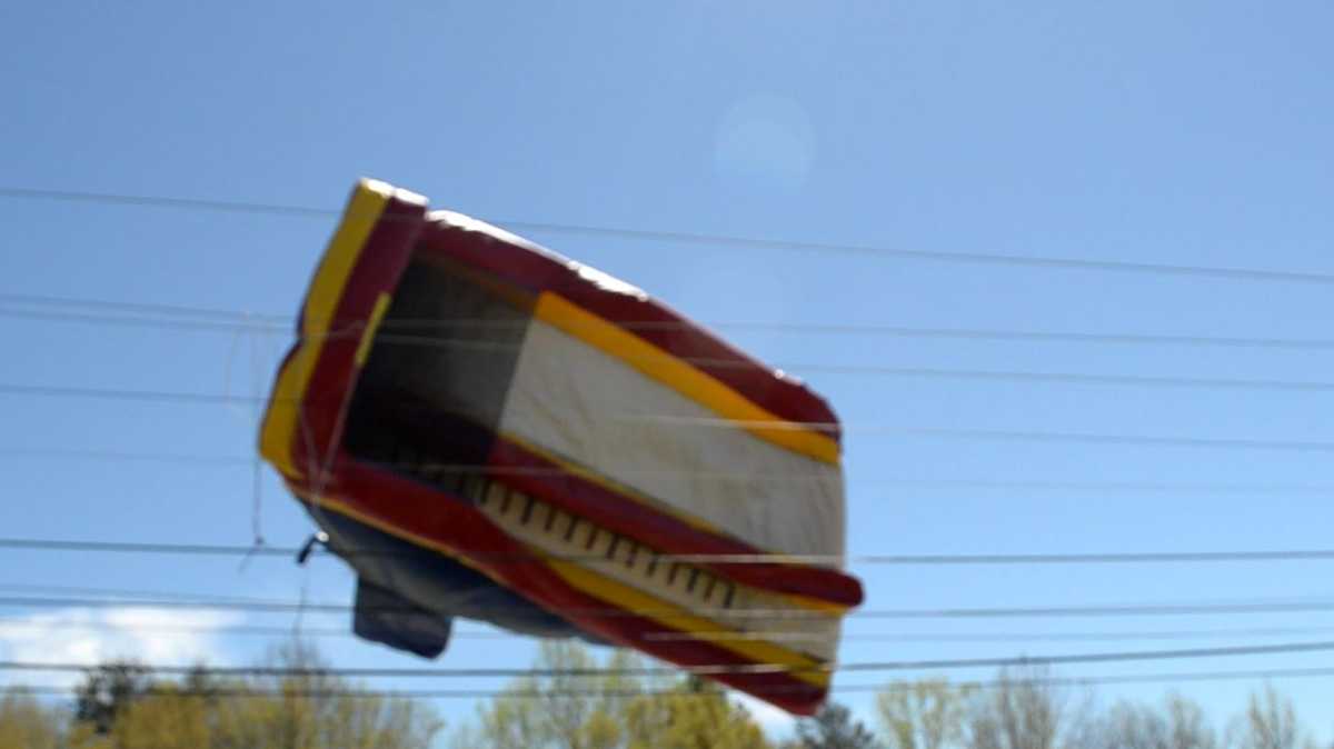 Child knocked unconscious after bounce house went airborne; four others ...