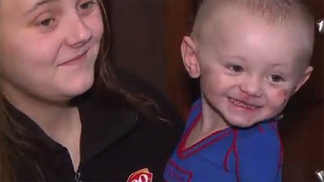 ‘Home’: Boy who needed partial amputations on 4 limbs returns from hospital