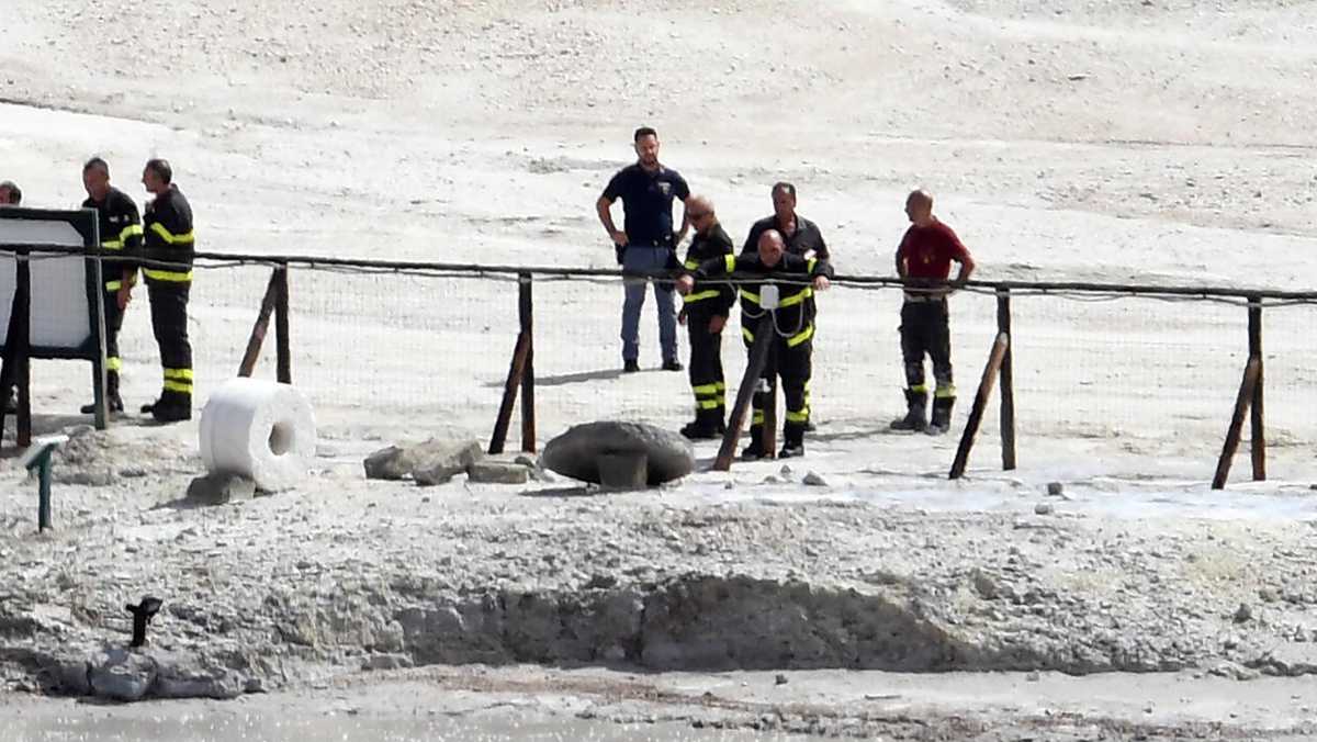 Boy, parents killed after falling into volcanic crater