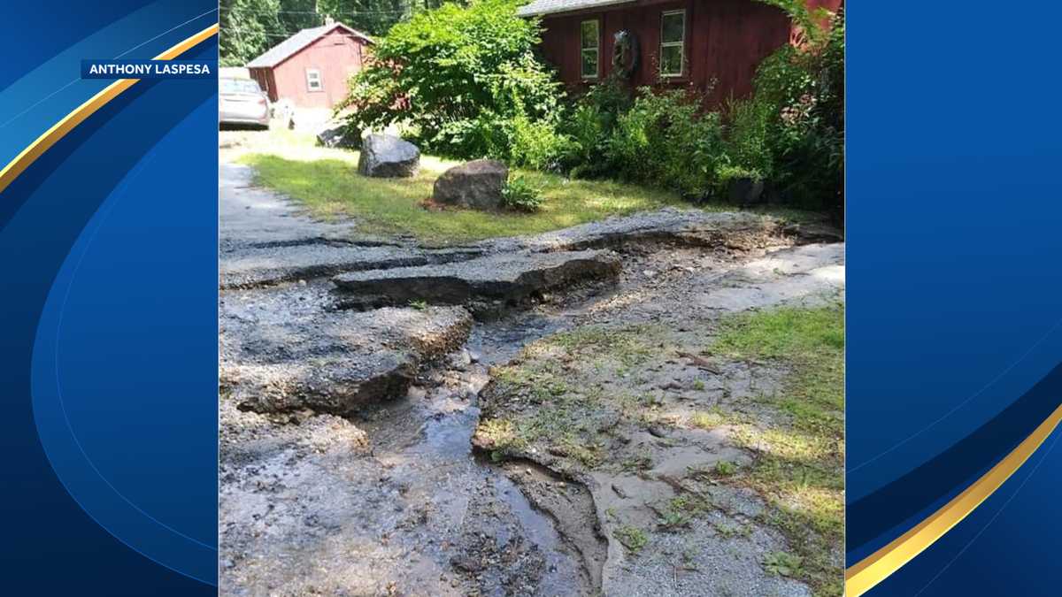 Slideshow: Damage from flash flooding in New Hampshire