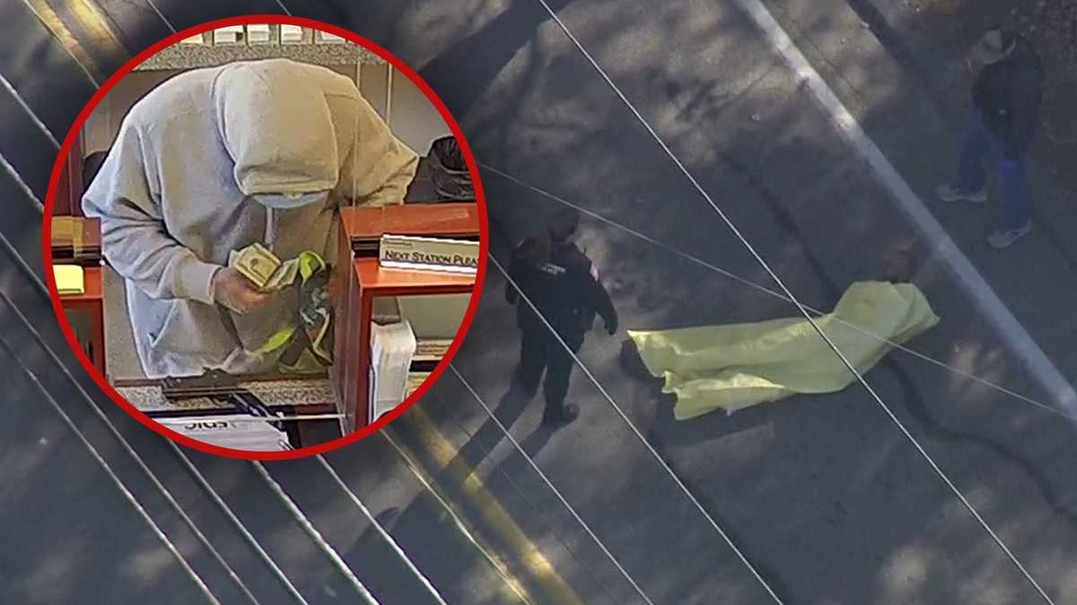 Naked man detained after armed bank robbery in Braintree