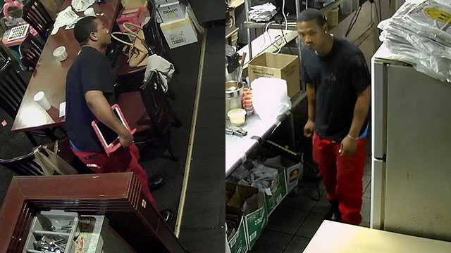 Police Burglary Suspect Caught On Camera