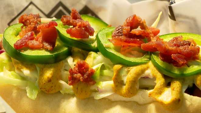 Omaha College World Series menu for Charles Schwab Field