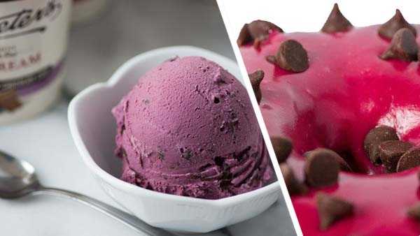 Graeter’s black raspberry chocolate chip now comes in doughnut form