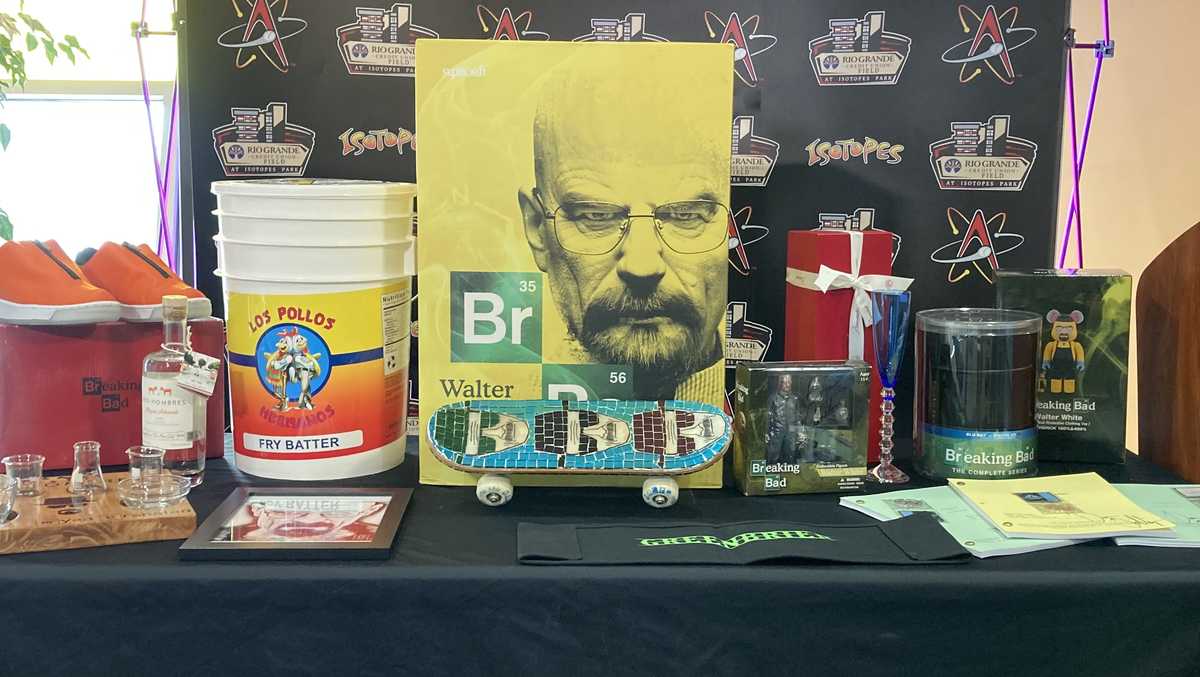Albuquerque Isotopes announce Breaking Bad auction items Albuquerque Isotopes announce Breaking Bad auction items