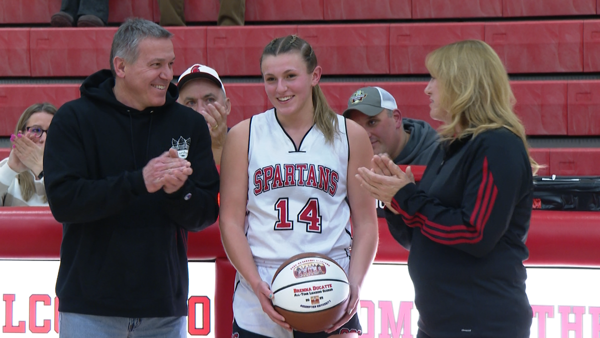 Saranac's Brenna Ducatte smashes 30-year-old girls' basketball school ...