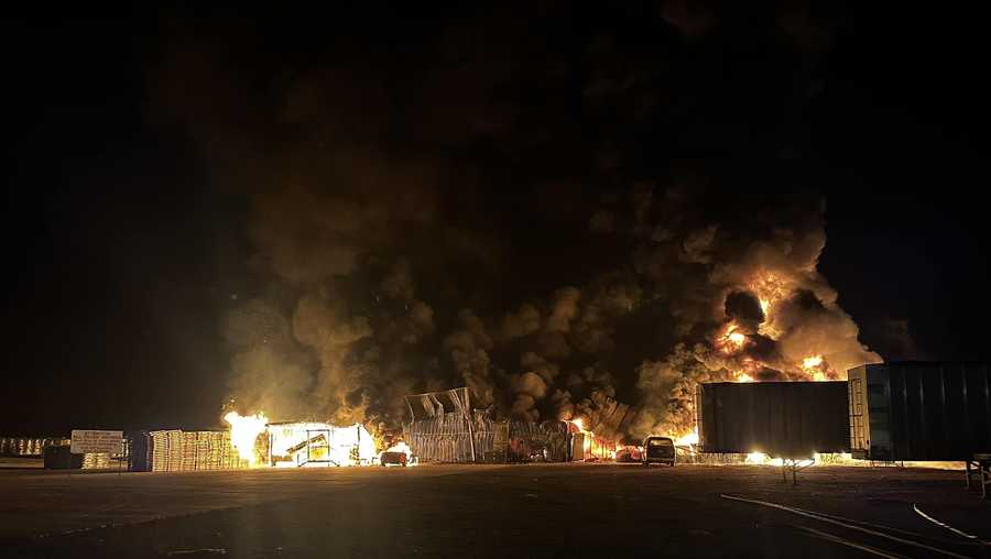 Large fire at manufacturing facility in Brent leaves behind severe damage