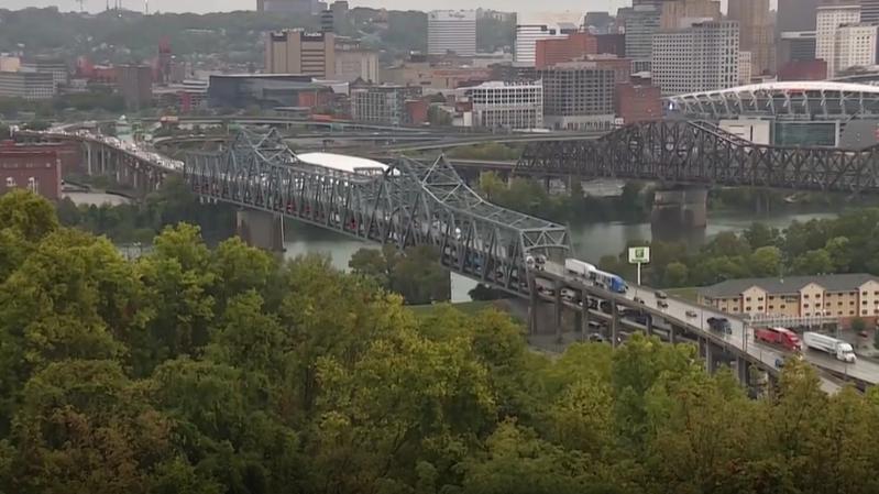 Major construction work on Brent Spence Bridge Corridor project slated ...
