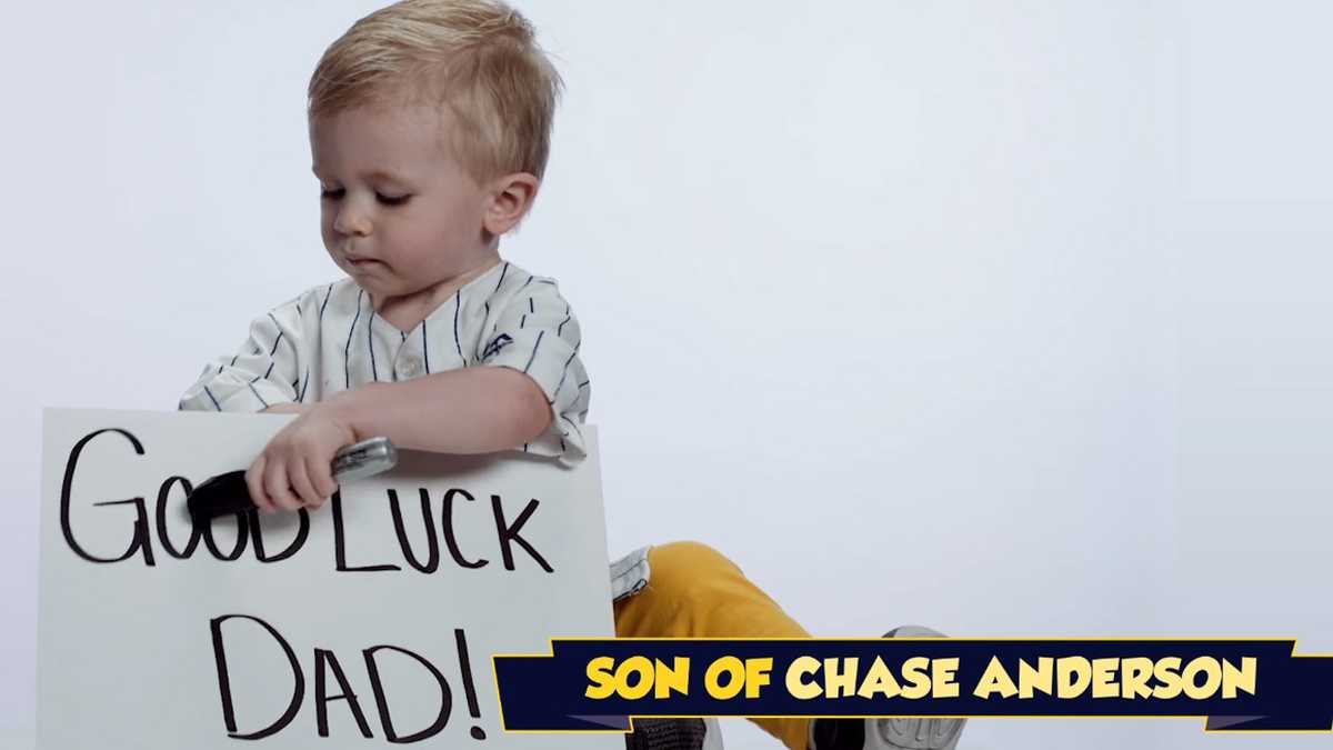 'Good Luck, Dad!' Brewers share adorable video featuring players' kids