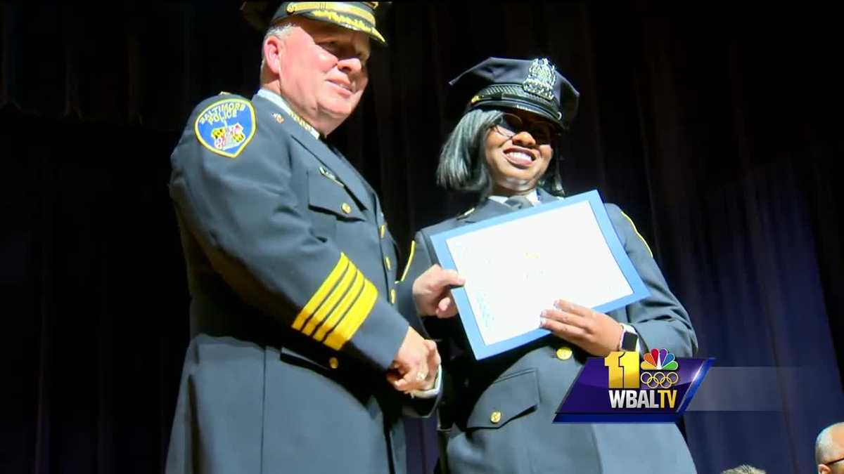 Woman becomes police officer 9 years after father killed
