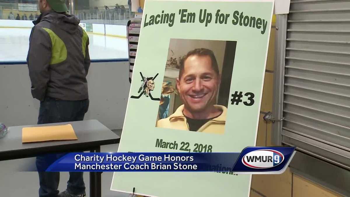 Charity hockey game held in honor of Manchester coach Brian Stone