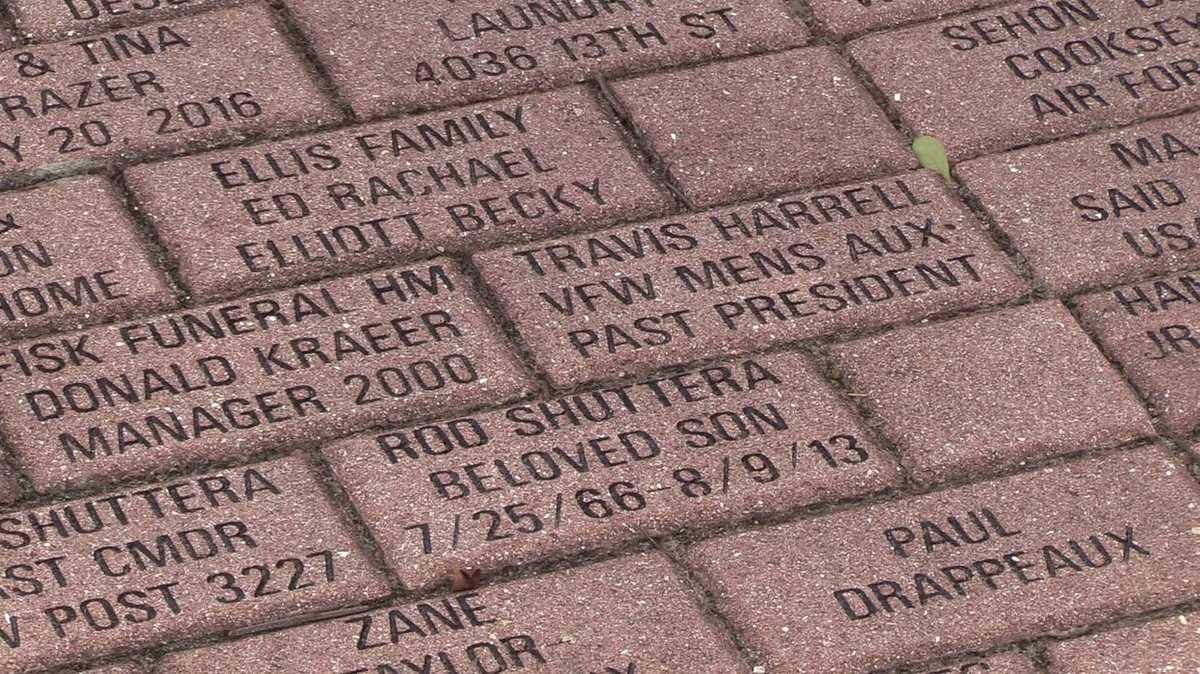 Brick inscription program allows locals to honor veterans