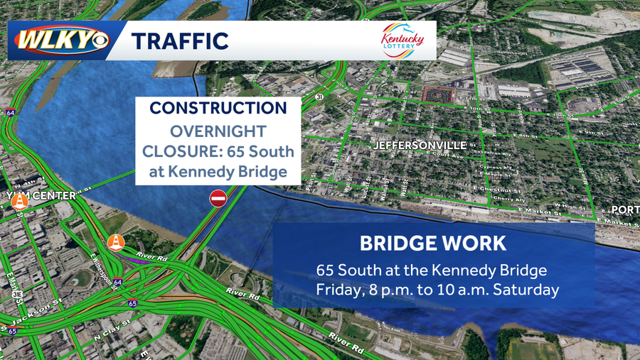 Construction to close various interstate ramps and bridges this weekend.