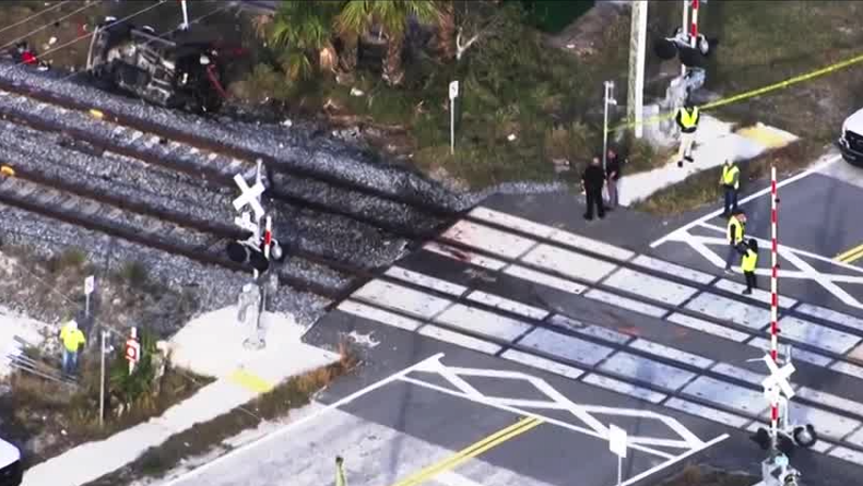 Police respond to Brightline train, vehicle crash in Melbourne