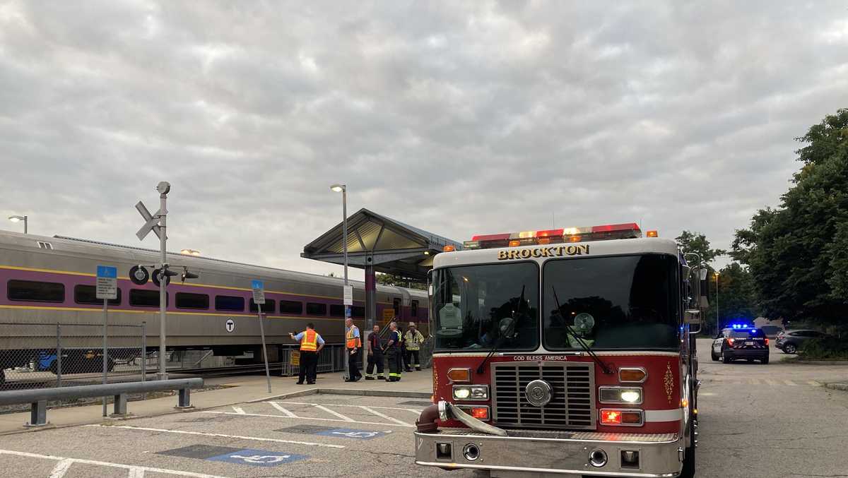 Pedestrian struck, killed by commuter rail train in Brockton
