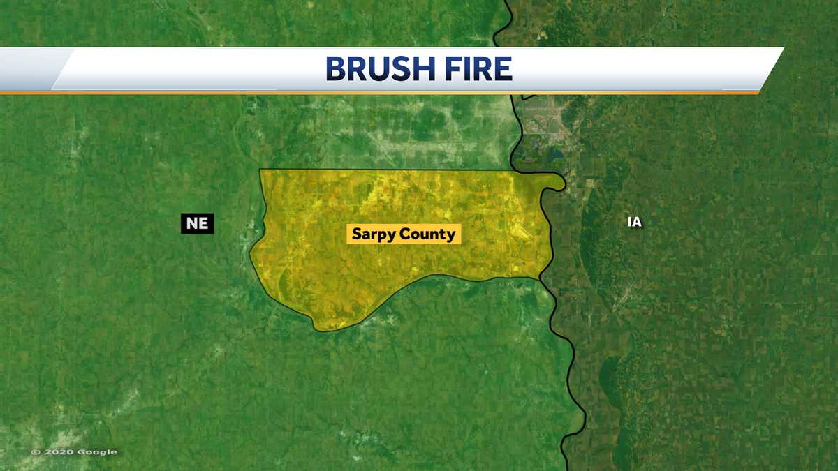 Sarpy County shut down pat of 96th Street because of brush fire