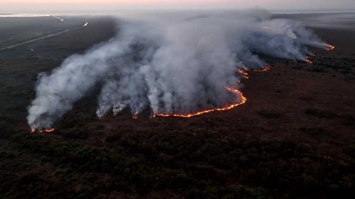 ‘Apocalyptic’ scenes as First Point Fire continues