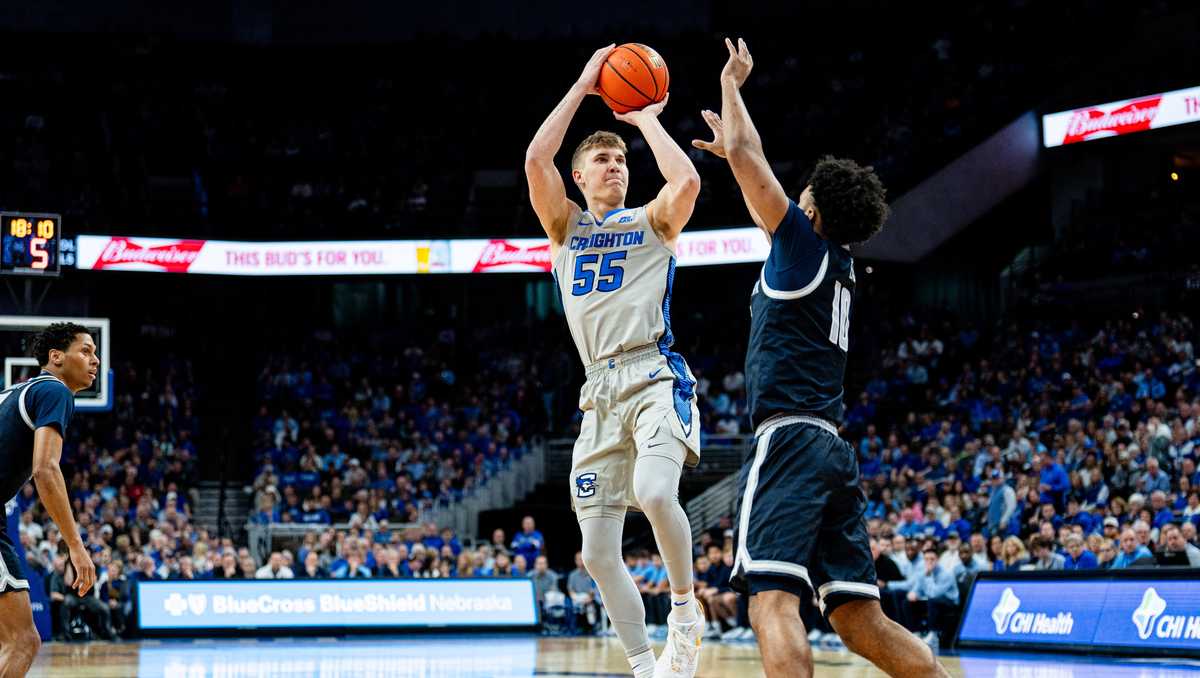 Creighton's Scheierman makes history as team defeats Georgetown