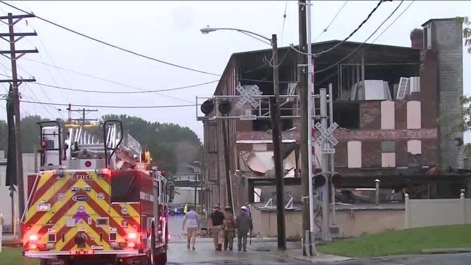 Storms blamed for partial building collapse