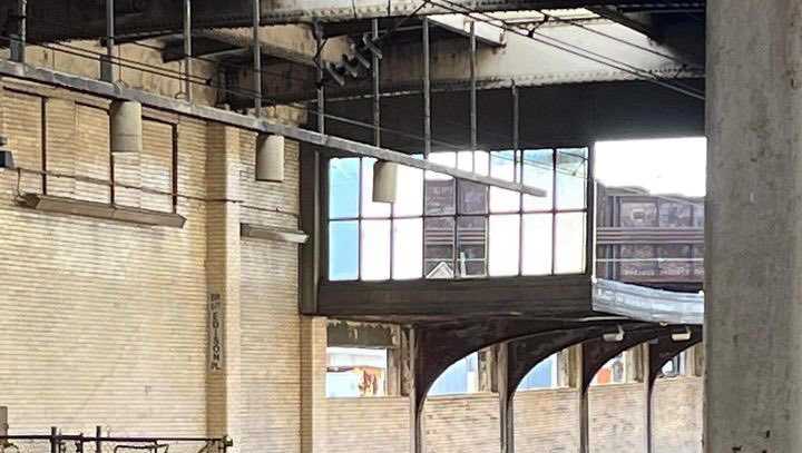 Bull on the loose spotted running on Newark train tracks