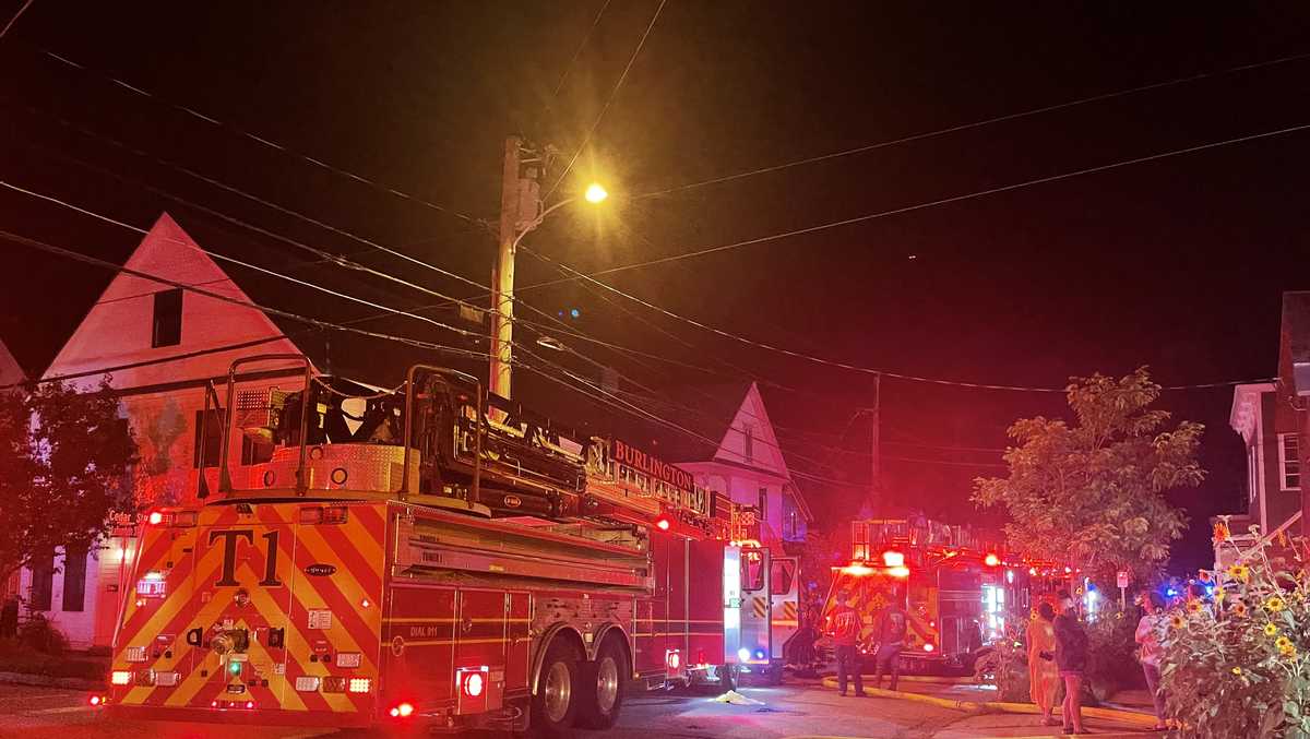Burlington crews respond to three-alarm structure fire in Old North End