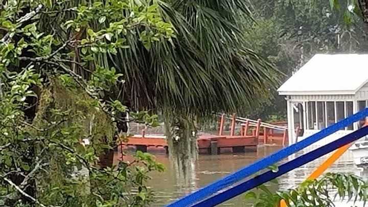 IMAGES: Burnside Island flooding and damage