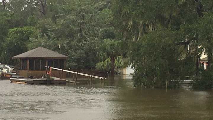 IMAGES: Burnside Island flooding and damage