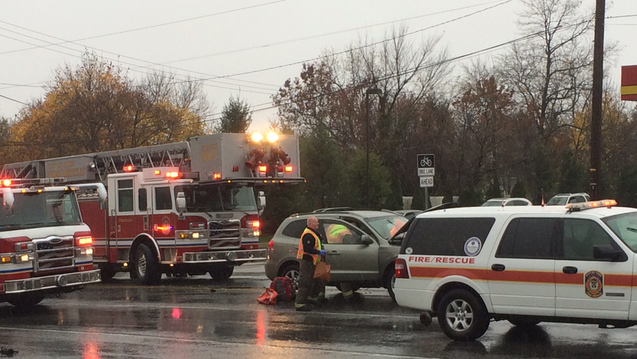 Bus involved in York crash