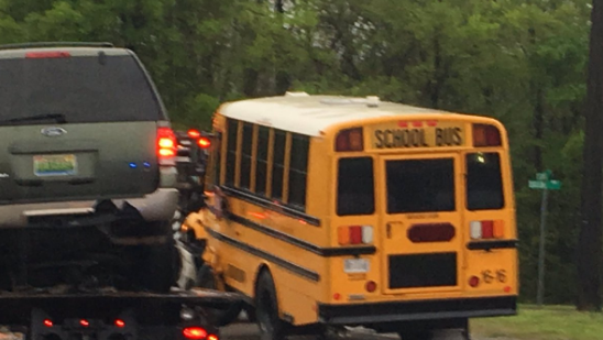 Multiple injuries reported in Hudson Elementary school bus crash