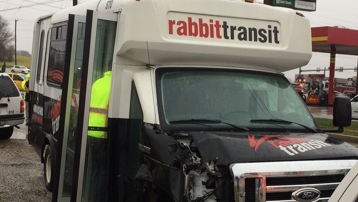 Bus involved in York crash