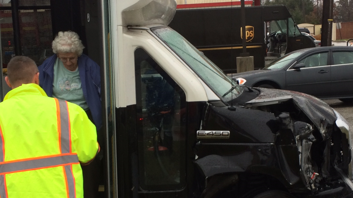Bus involved in York crash
