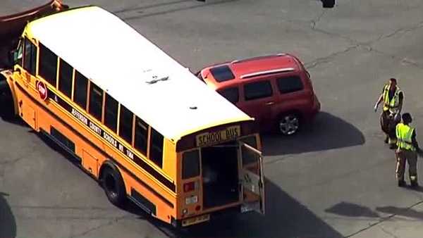 JCPS bus involved in crash in south Louisville