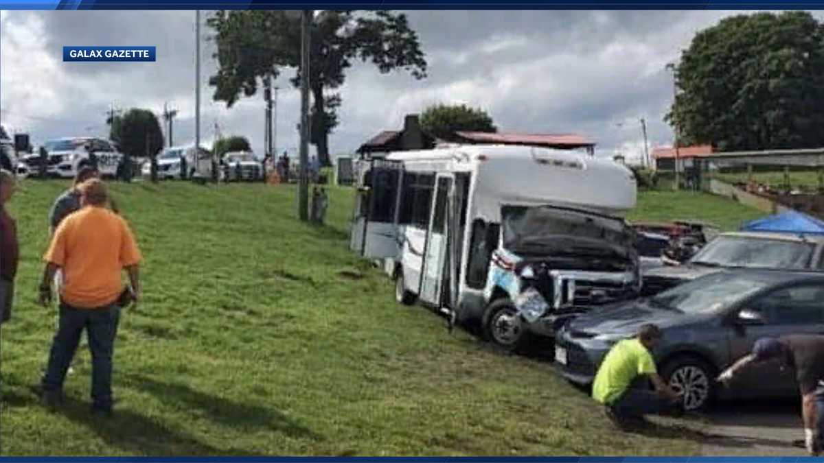 Multiple injuries following a bus crash at Old Fiddler's Convention