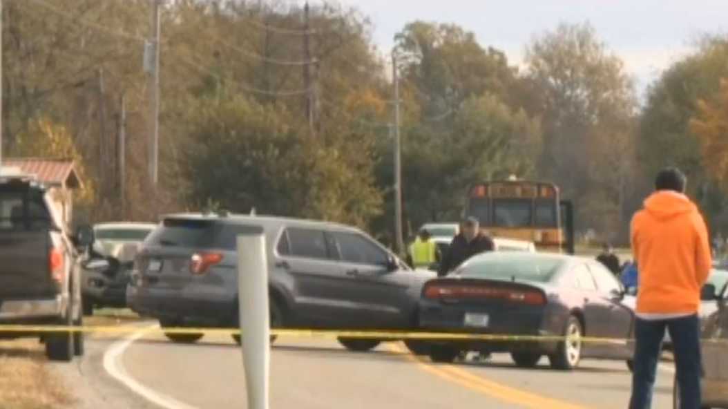 4 children hit, 3 killed by truck at bus stop, state police say