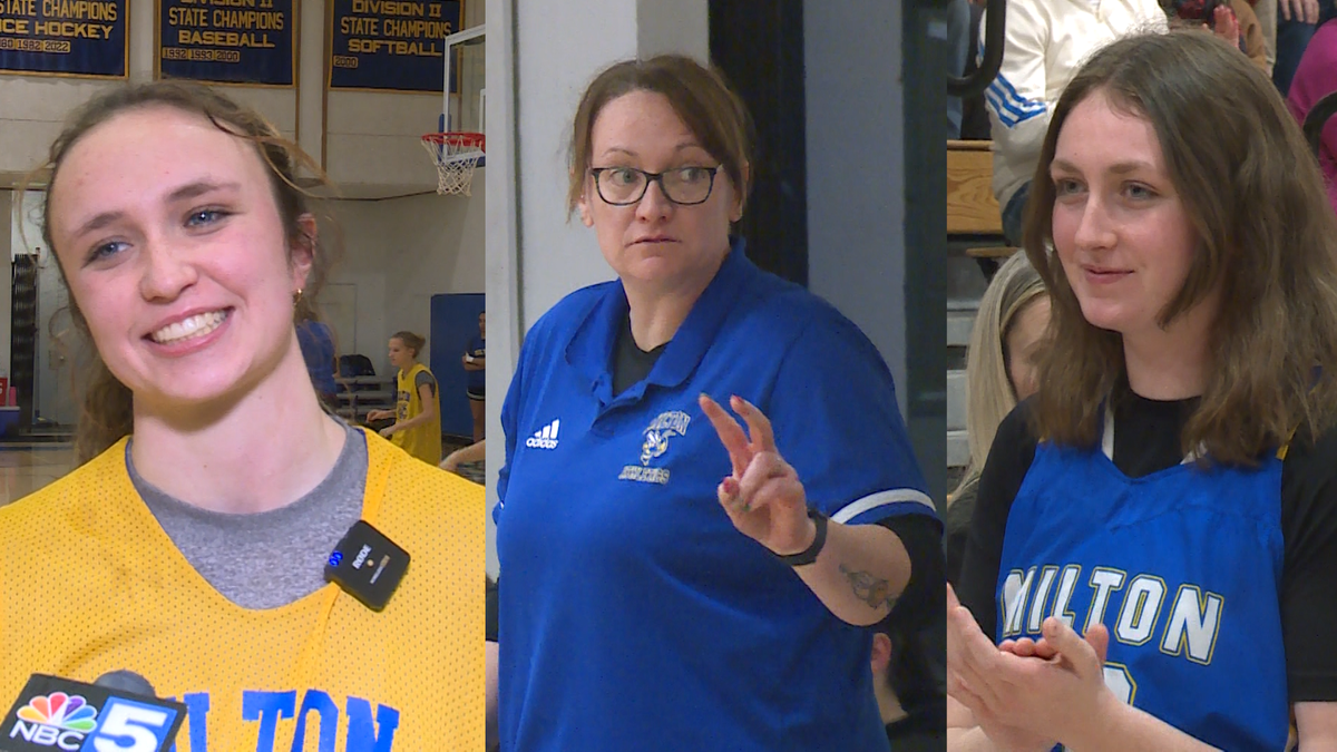 Milton High School girls' basketball features Bushey family trio