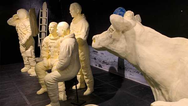 2,200 pounds of butter brings iconic Apollo 11 mission to life