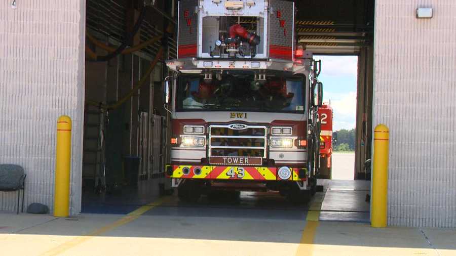 PHOTOS: BWI-Marshall firefighters practice in drill to prepare for the ...