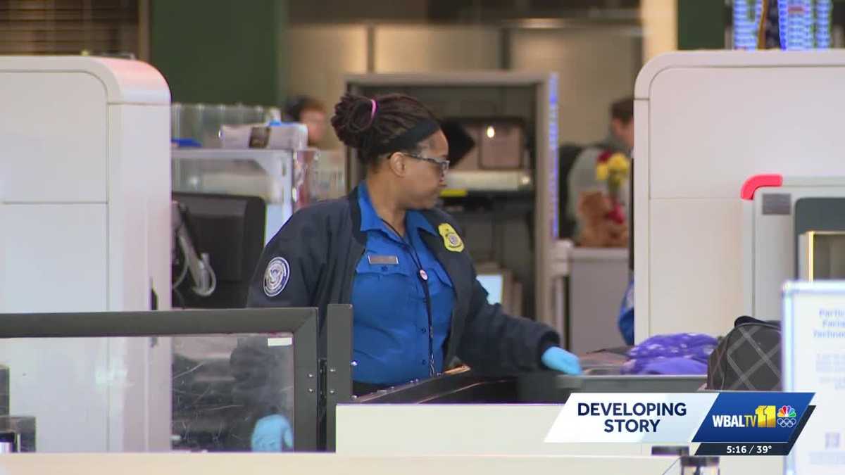 TSA officers working without pay amid partial government shutdown