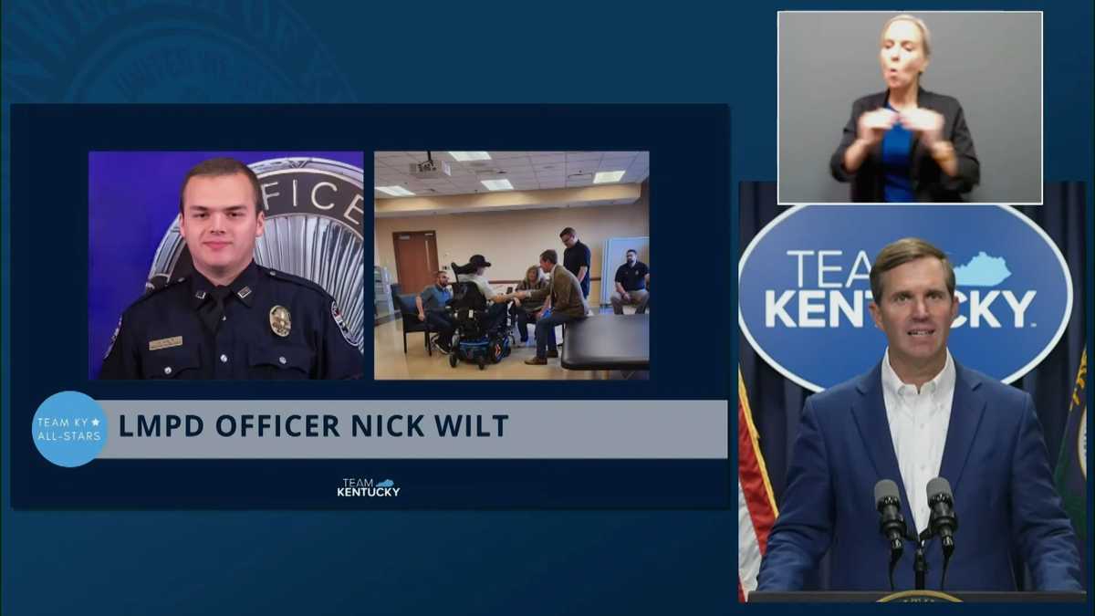 LMPD Officer Nick Wilt named Team Kentucky All Star of the week