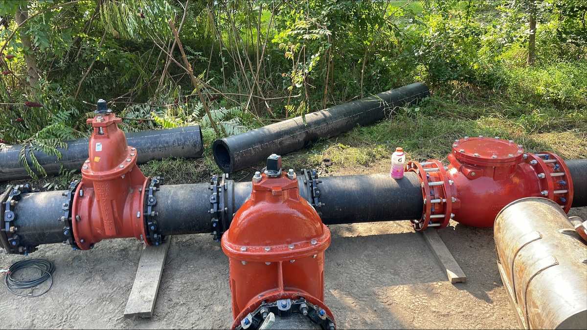Burlington Dept. of Public Works completes sewer bypass project