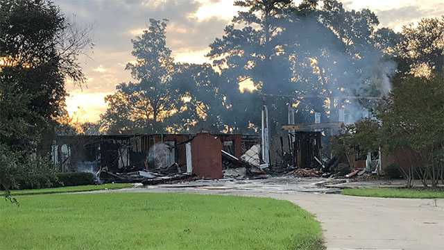 Mansion catches fire in Byram