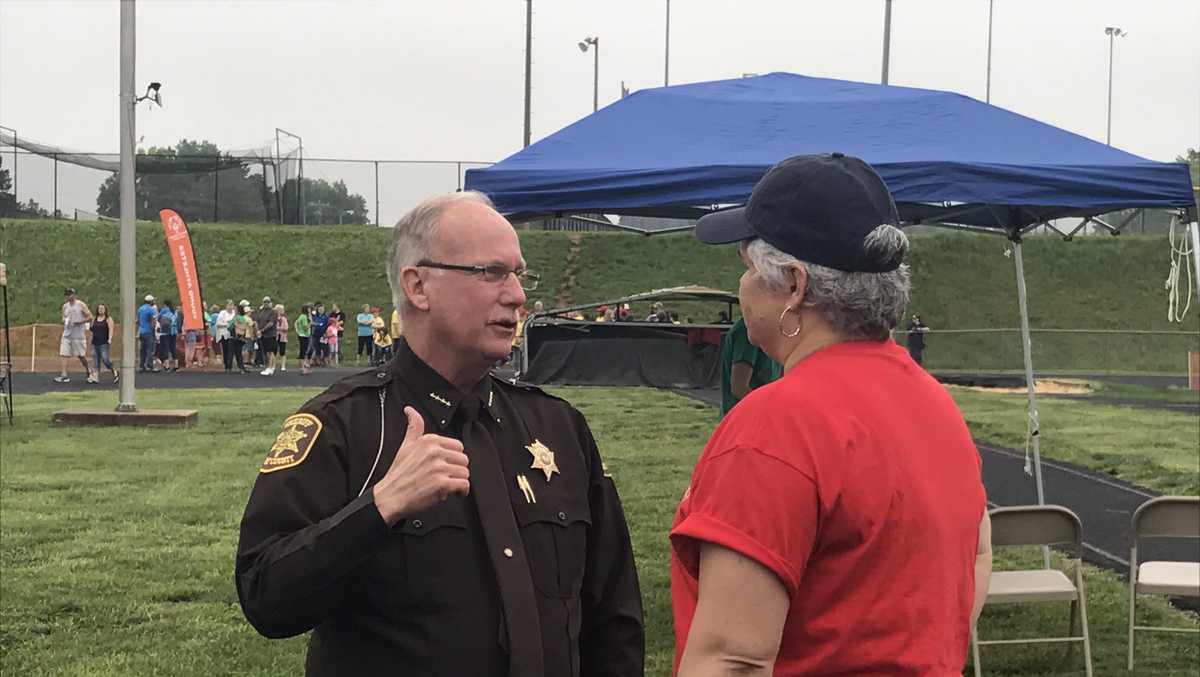 Surry County sheriff spends time with Special Olympics athletes on his ...