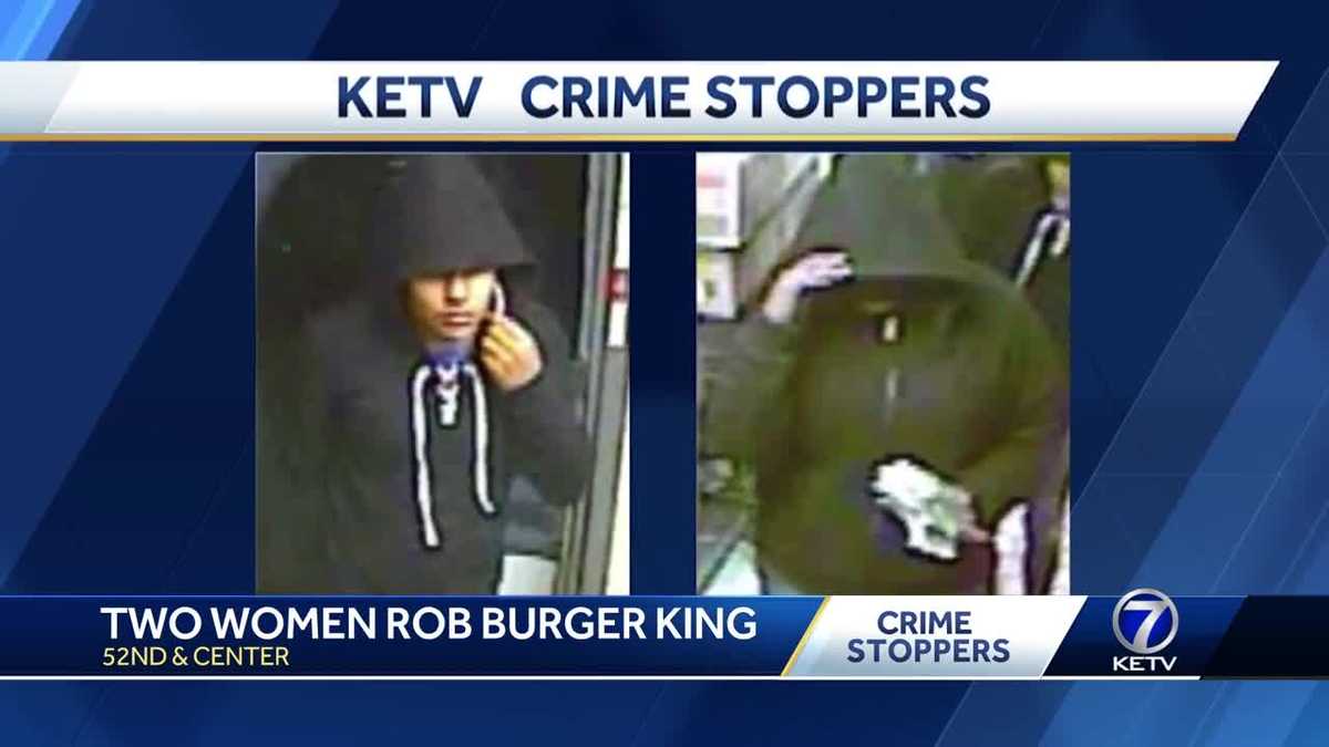 Crime Stoppers: Two robbers hit Burger King