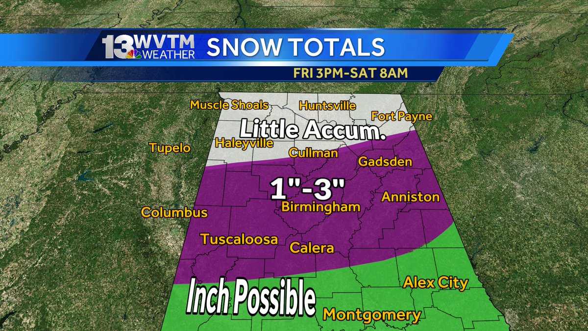 Wintry weather system could bring snow Friday, Saturday
