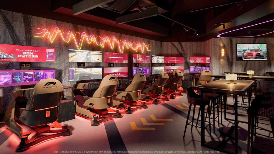 F1 Arcade opening in Boston's Seaport this spring