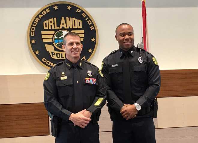 Former Orlando City goalie, NFL player among new OPD officers