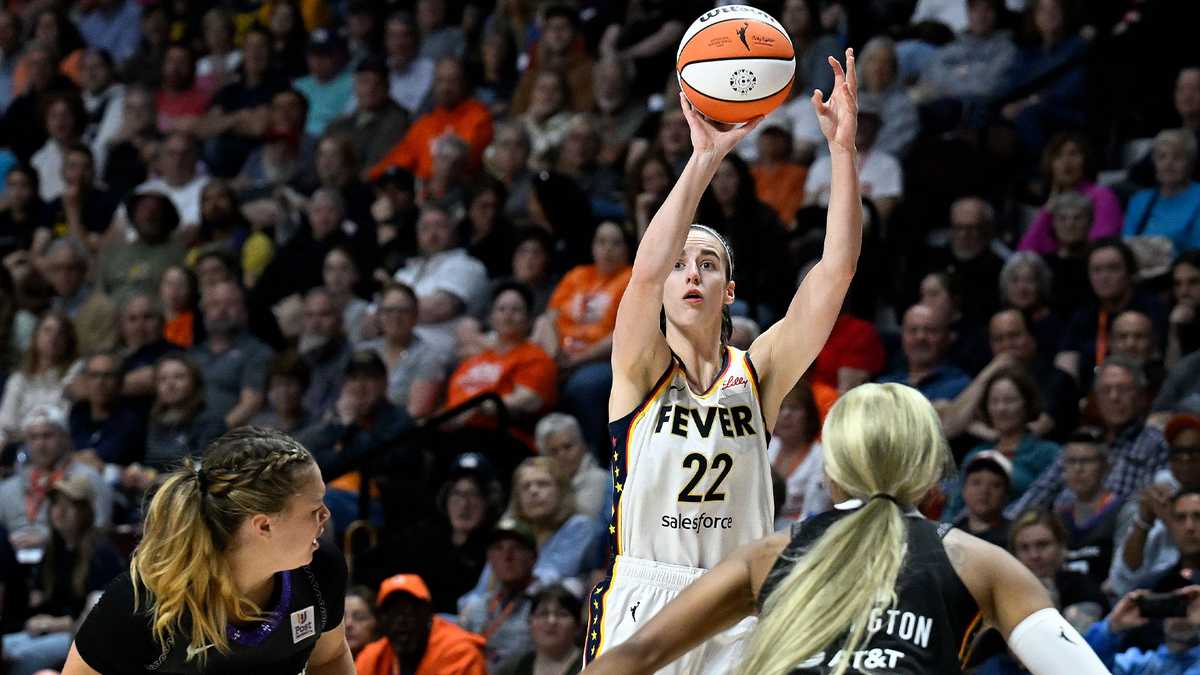 Caitlin Clark scores 20 during WNBA debut in New England