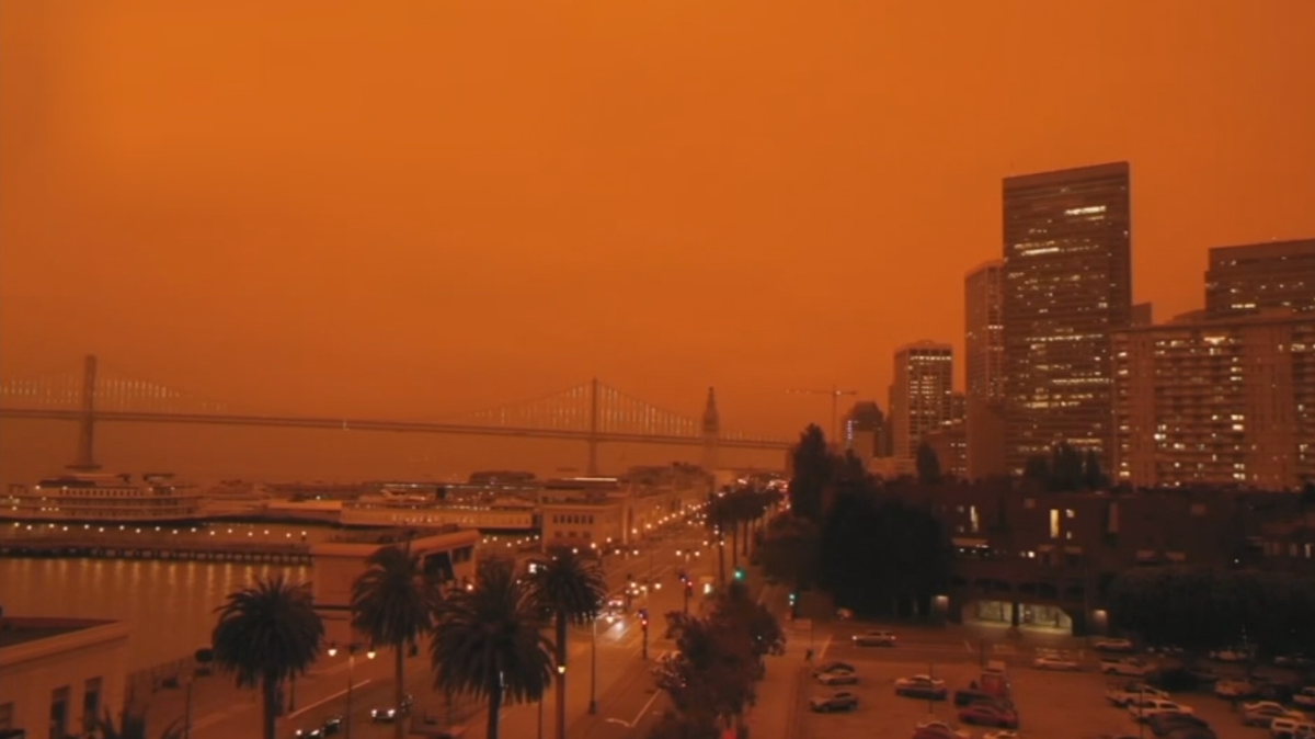 Explanation Behind Californias Orange Sky
